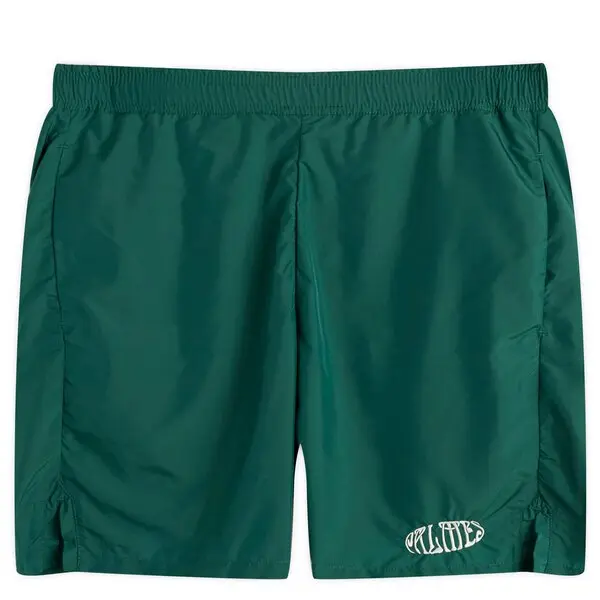 PALMES Oval Tennis Shorts - Dark Green