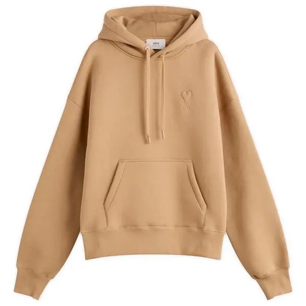 AMI Paris Brushed Fleece Hoodie Big Adc