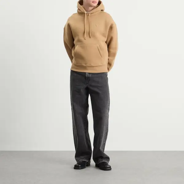 AMI Paris Brushed Fleece Hoodie Big Adc
