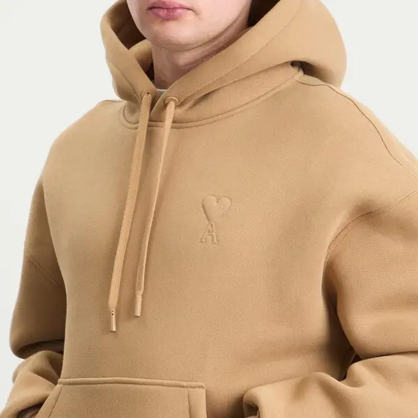 AMI Paris Brushed Fleece Hoodie Big Adc