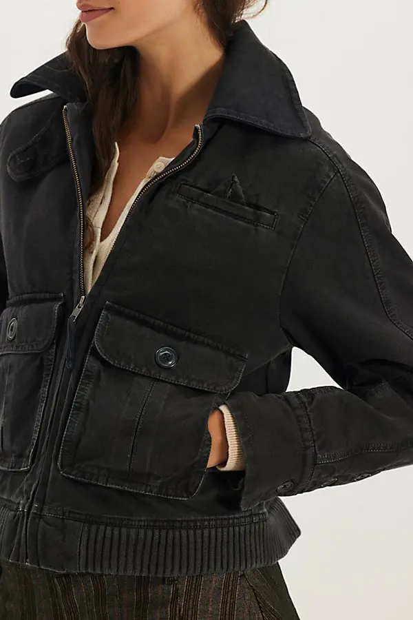 Free People Harley Jacket - Black