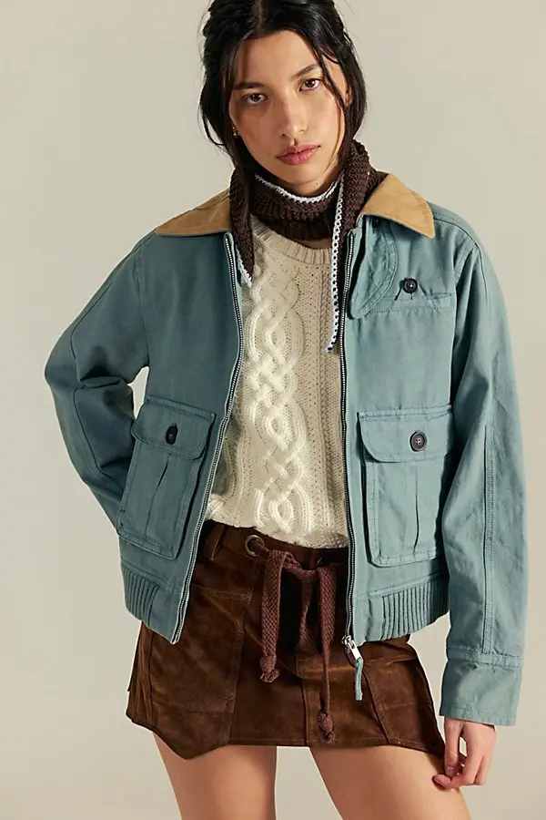 Free People Harley Jacket - North Atlantic