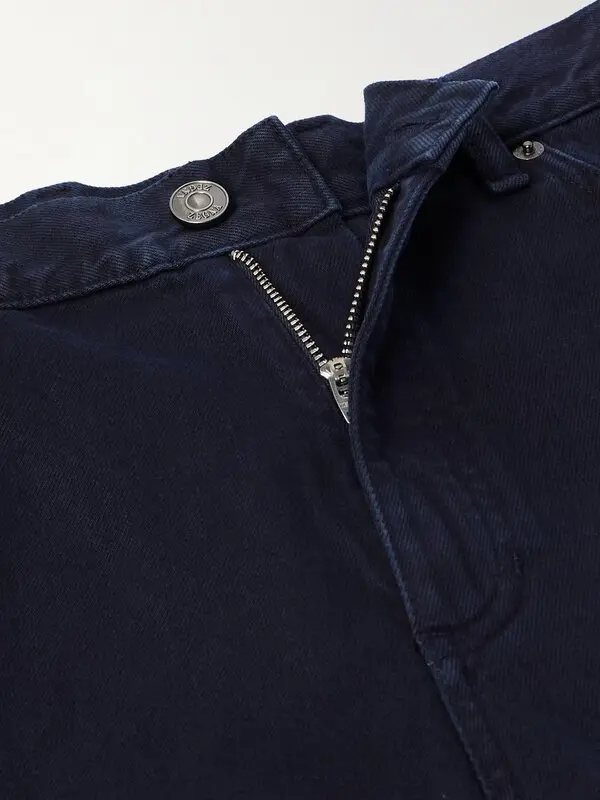 Zegna Roccia Straight-leg Cotton Trousers