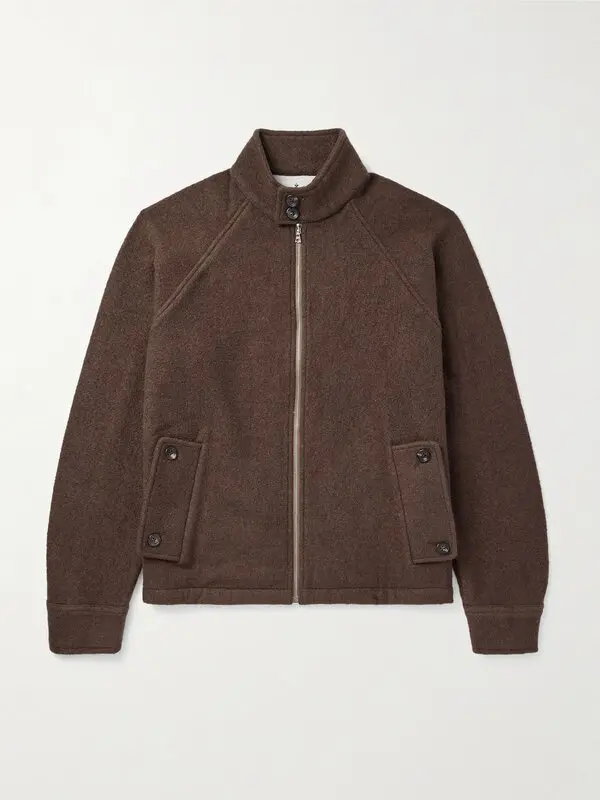 KARTIK RESEARCH Wool Harrington Jacket