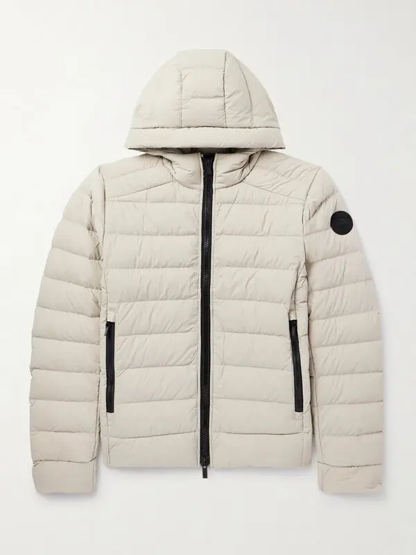 Canada Goose Crofton Logo-appliquéd Quilted Jacket - Gray