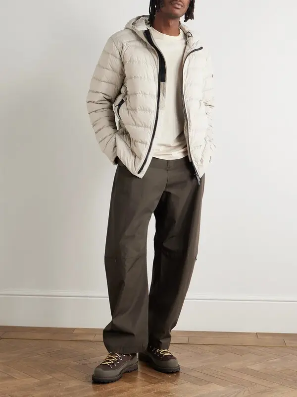 Canada Goose Crofton Logo-appliquéd Quilted Jacket - Gray