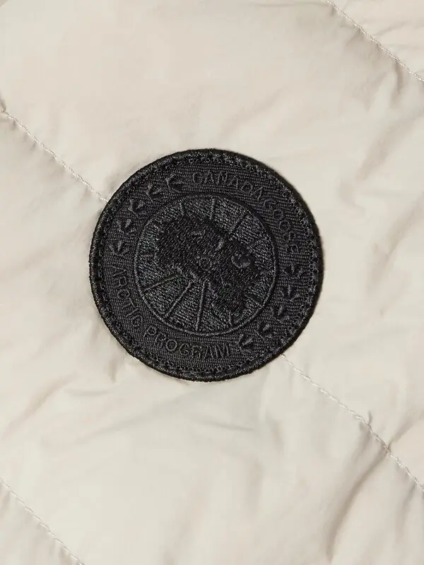 Canada Goose Crofton Logo-appliquéd Quilted Jacket - Gray