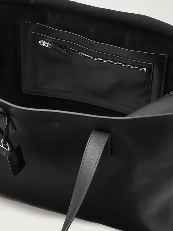 TOM FORD Logo-debossed Leather Tote Bag