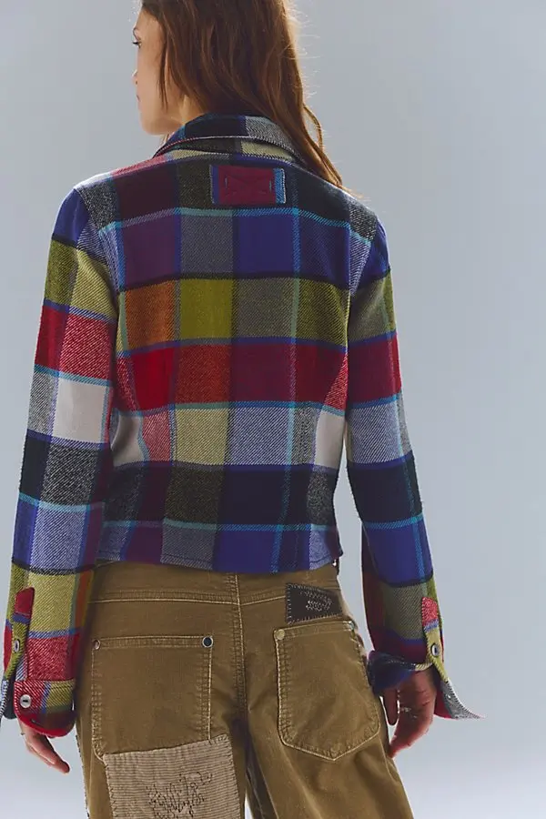 Free People We The Free Winnie Plaid Shirt - County Combo