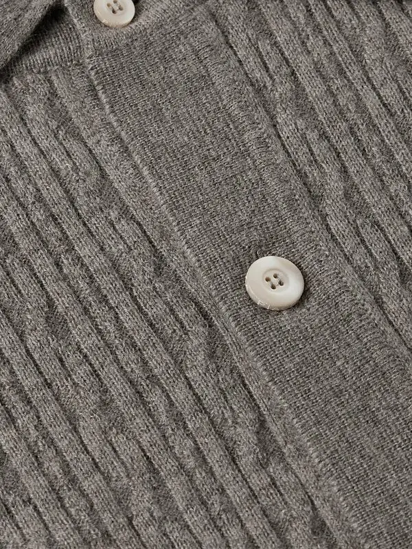 PIACENZA CASHMERE 1733 Slim-fit Ribbed Virgin Wool Shirt