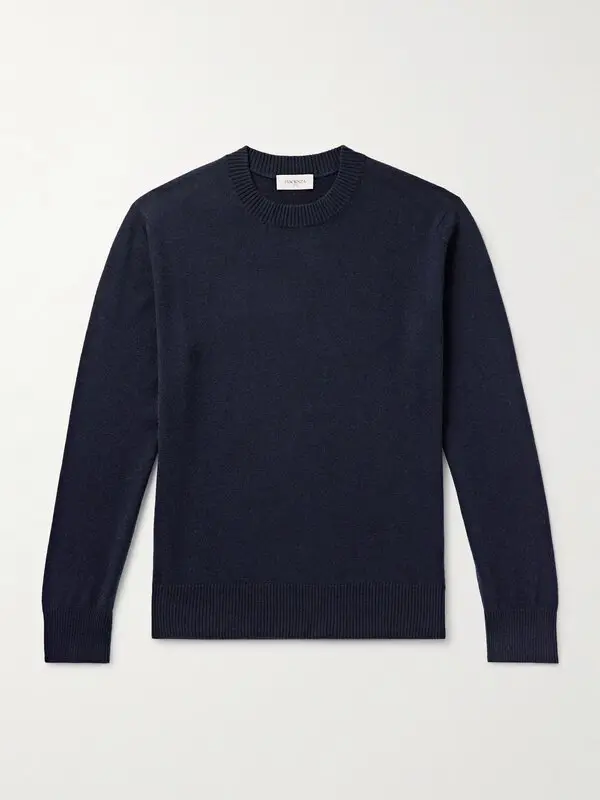 PIACENZA CASHMERE 1733 Slim-fit Cashmere Sweater - Blue