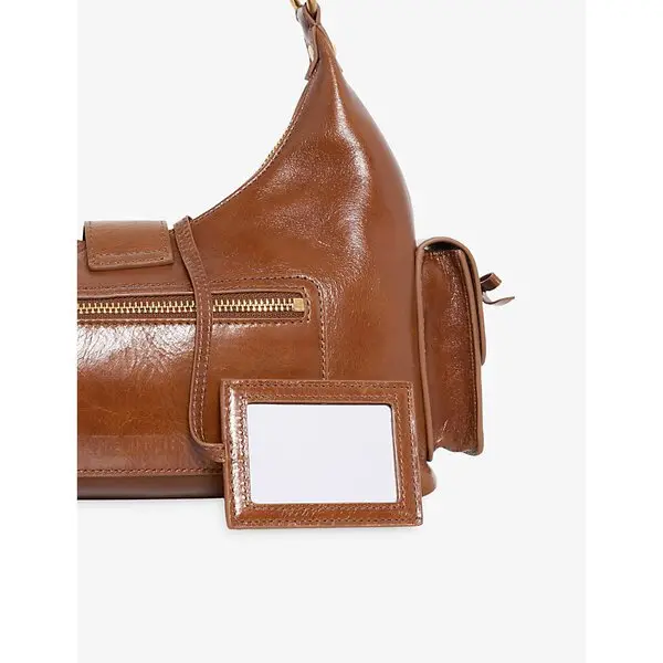 The Kooples Patch-pocket Leather Shoulder Bag