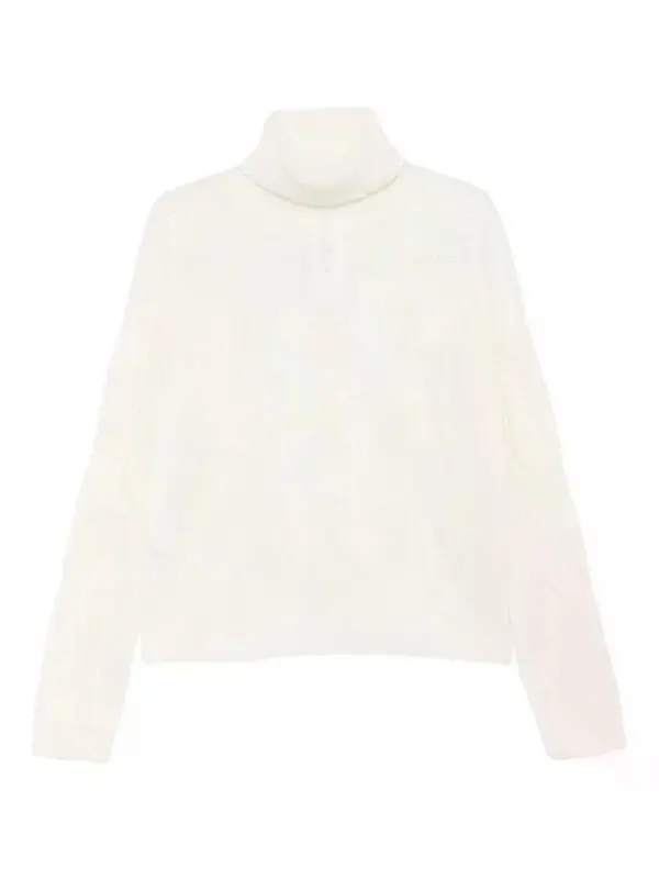 Liu Jo Cable-knit Roll-neck Sweater