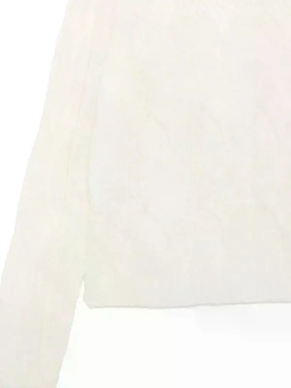 Liu Jo Cable-knit Roll-neck Sweater