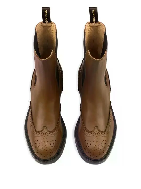 DOUCAL'S Leather Chelsea Boots