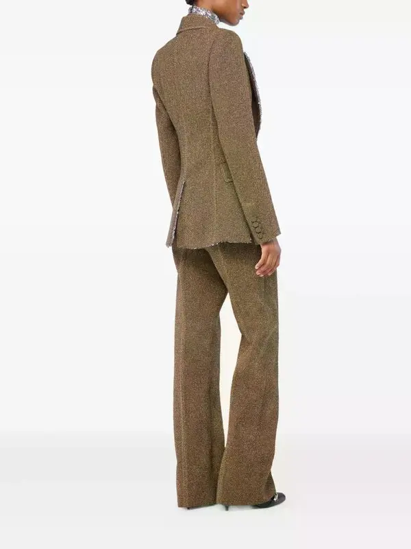 Rabanne Cut-out Long-sleeved Top - Silver