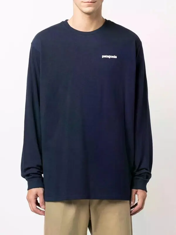 Patagonia Logo-print T-shirt - Blue