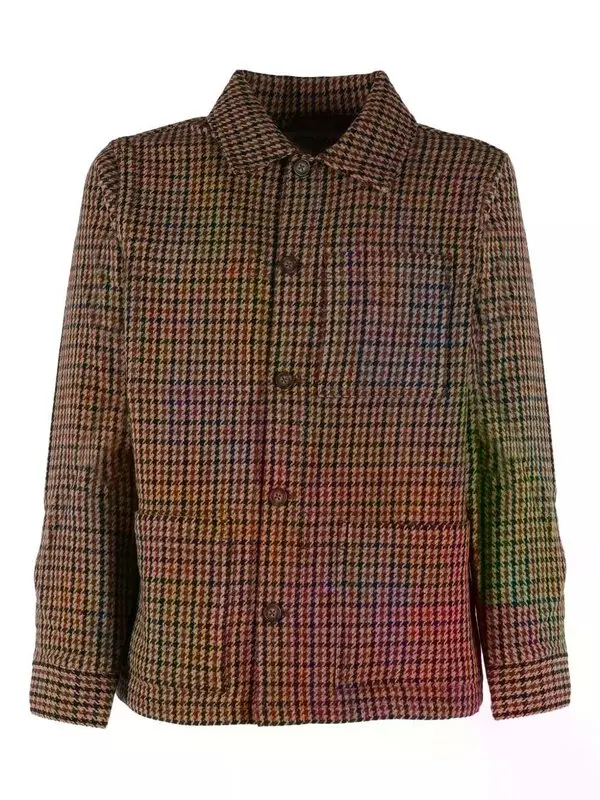 SEBAGO Houndstooth Button-fastening Jacket