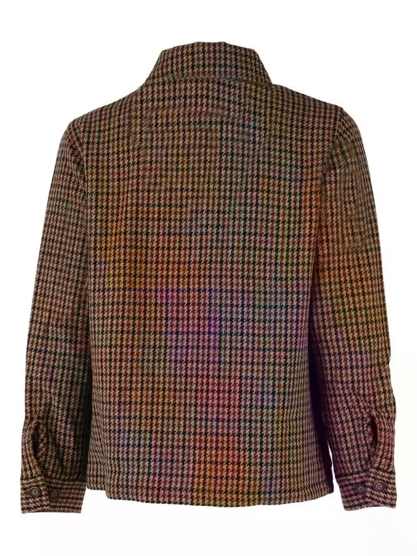 SEBAGO Houndstooth Button-fastening Jacket