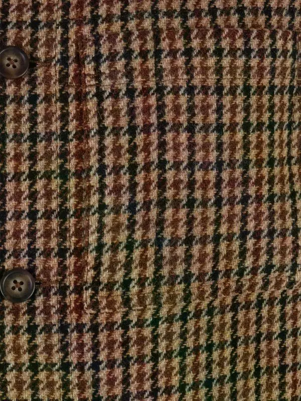 SEBAGO Houndstooth Button-fastening Jacket