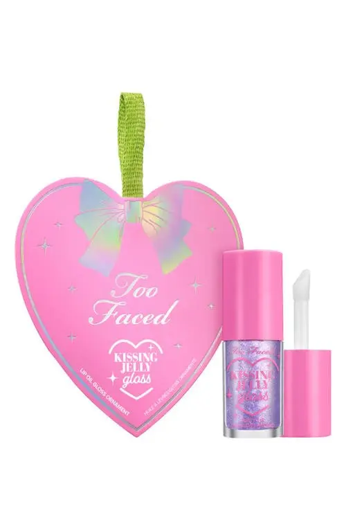 TOO FACED Kissing Jelly Lip Oil Gloss Ornament - Sweet Taffy