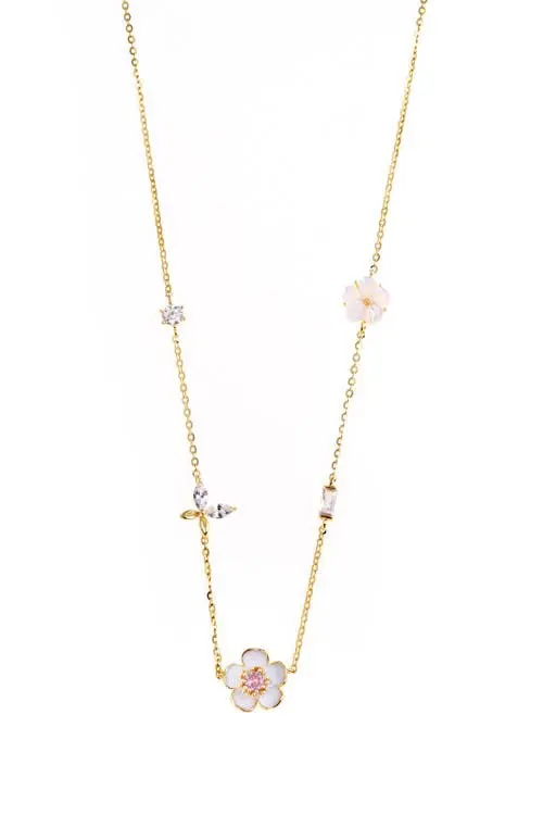 ARTE NOVA JEWELLERY Zehra Necklace - Silver Gold Plated