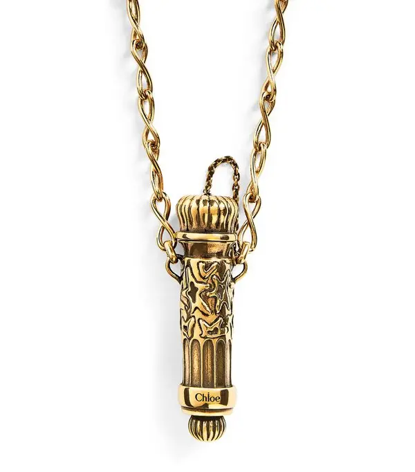 Chloé Victorian Pendant Necklace - Gold