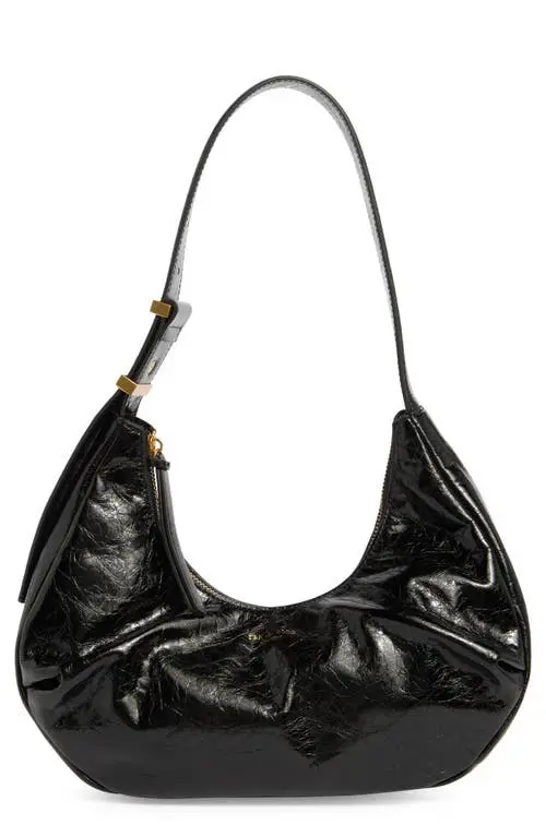Rag & Bone Hudson Leather Hobo Bag - Black