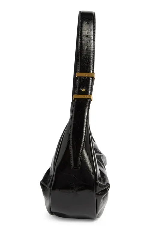 Rag & Bone Hudson Leather Hobo Bag - Black