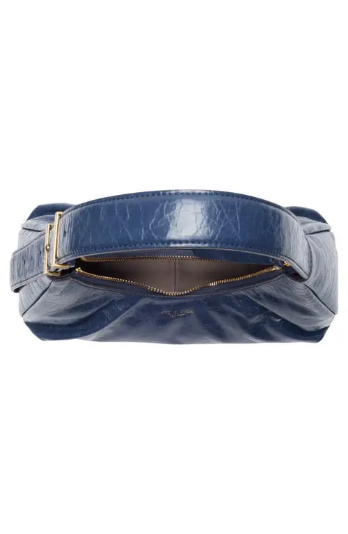 Rag & Bone Hudson Leather Hobo Bag - Blue