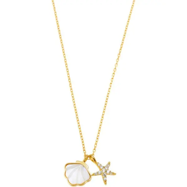 ARTE NOVA JEWELLERY Sea Necklace - Silver Gold Plated