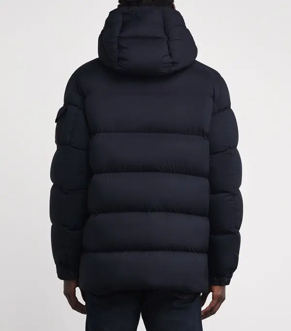 Moncler Down Bretagne Puffer Jacket - Blue