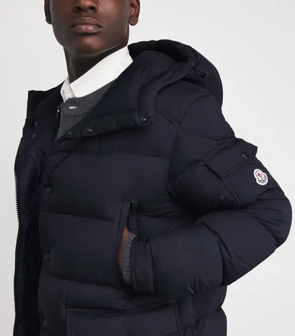 Moncler Down Bretagne Puffer Jacket - Blue