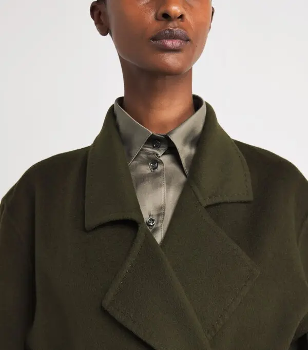 WOLK MORAIS Cashmere On Set Cape Maxi Coat - Brown
