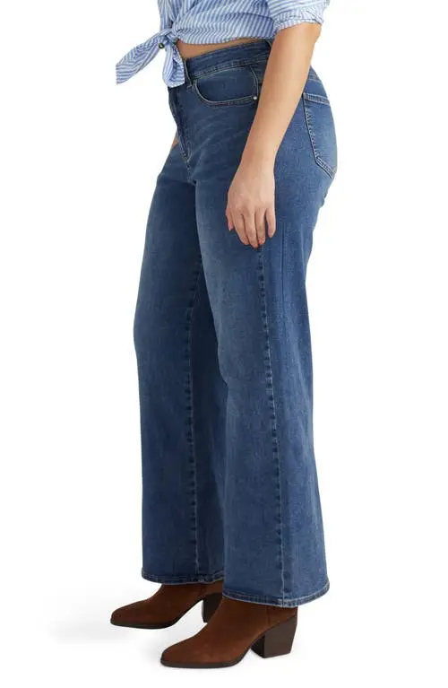 Universal Standard Roxy High-waist Relaxed Bootcut Jeans - Anzio Blue