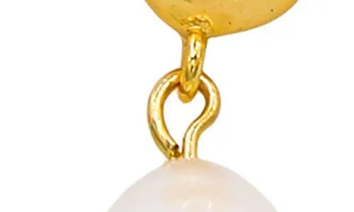 LA MENO Elegant Baroque Pearl Drop Earrings