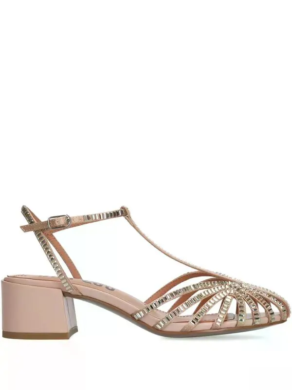 BIBI LOU Crystal-embellished T-bar Sandals