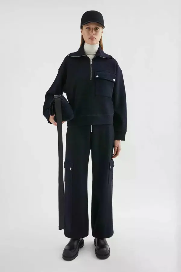 JIL SANDER Felted Trousers