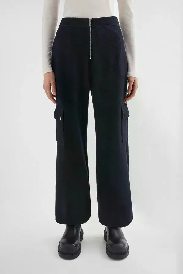 JIL SANDER Felted Trousers