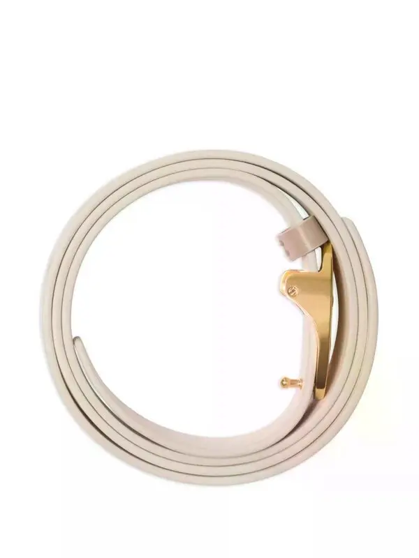 Burberry Oval-buckle Leather Belt