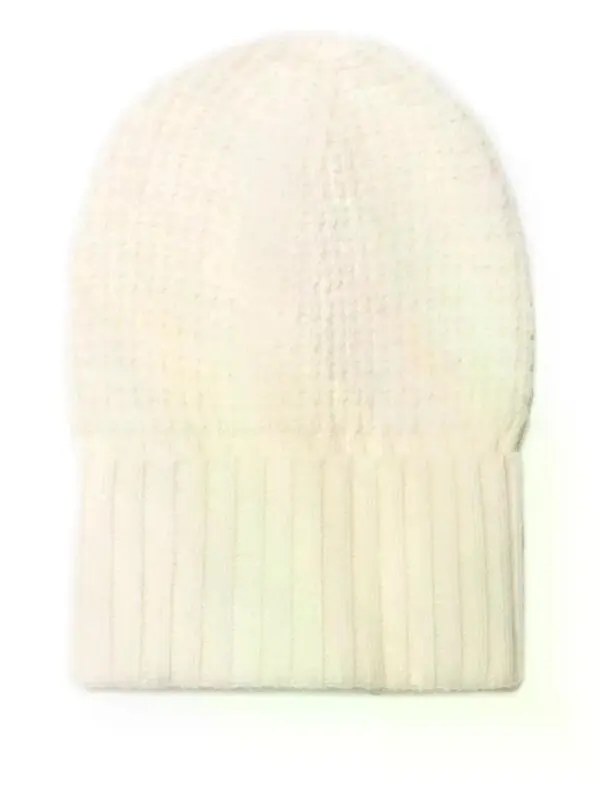 Fabiana Filippi Virgin Wool Beanie - White