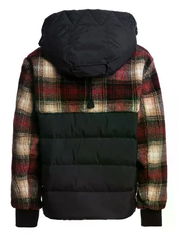 PARAJUMPERS Plaid-panel Quilted Jacket