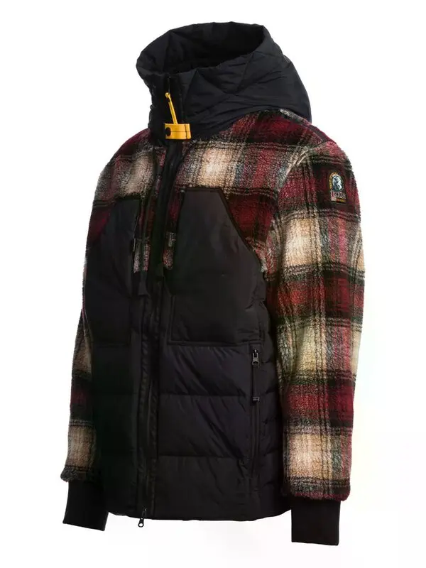 PARAJUMPERS Plaid-panel Quilted Jacket
