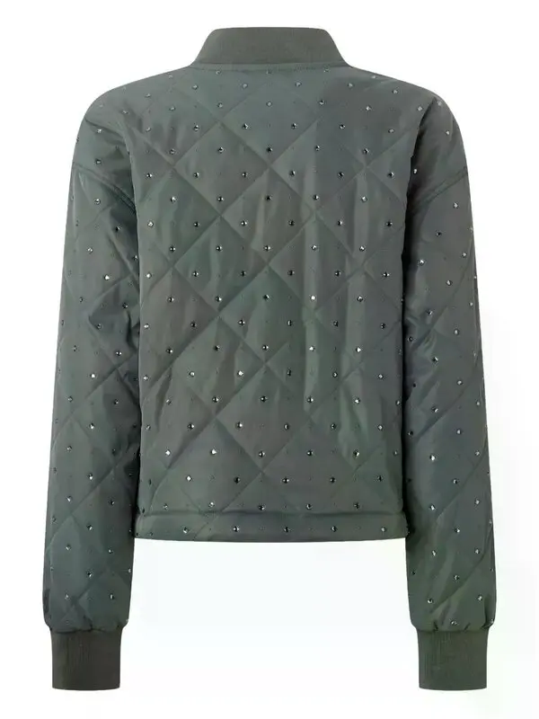 Pinko Quilted Embellished Bomber Jacket