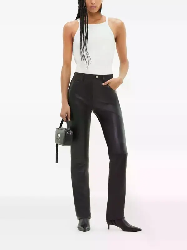 COURREGES Leather Trousers