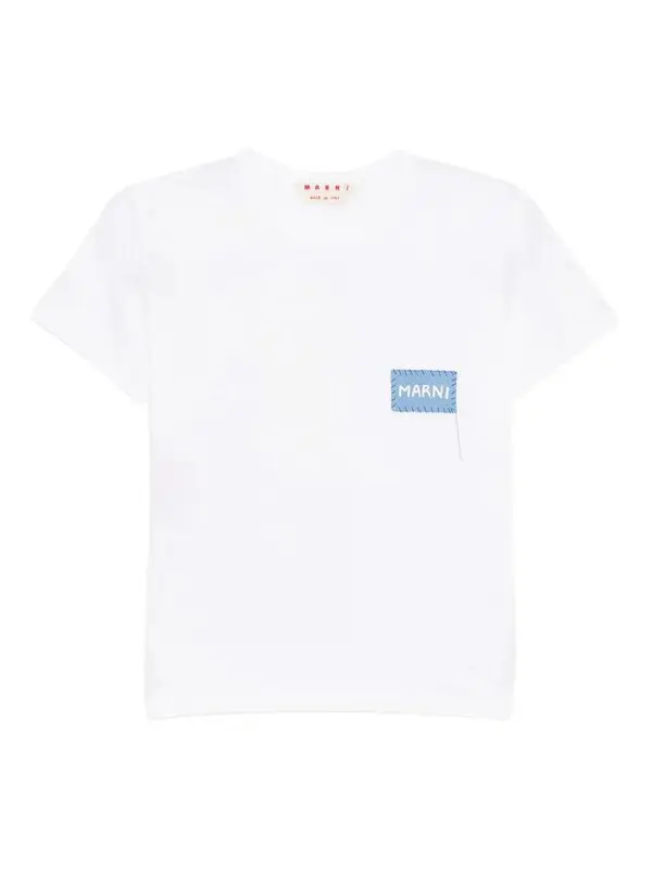 Marni Logo-patch T-shirt - White