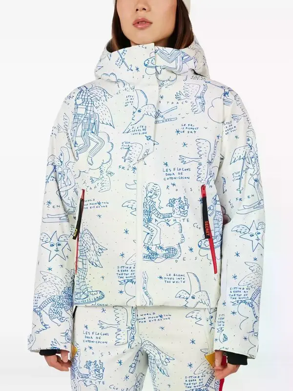Rossignol Graphic-pattern Hooded Jacket