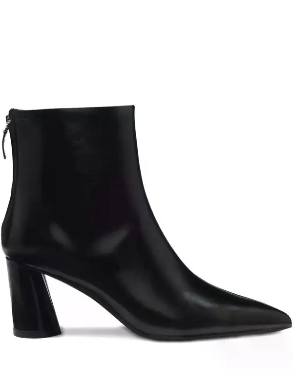 BOSS Pointed-toe Block-heel Boots