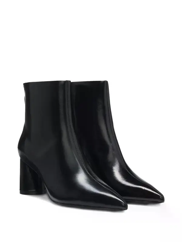 BOSS Pointed-toe Block-heel Boots