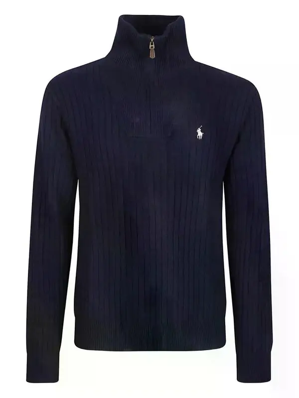 Polo Ralph Lauren Ribbed Zip-neck Sweater